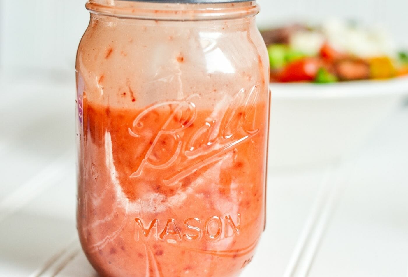 STEAK SALAD WITH STRAWBERRY LEMON VINAIGRETTE