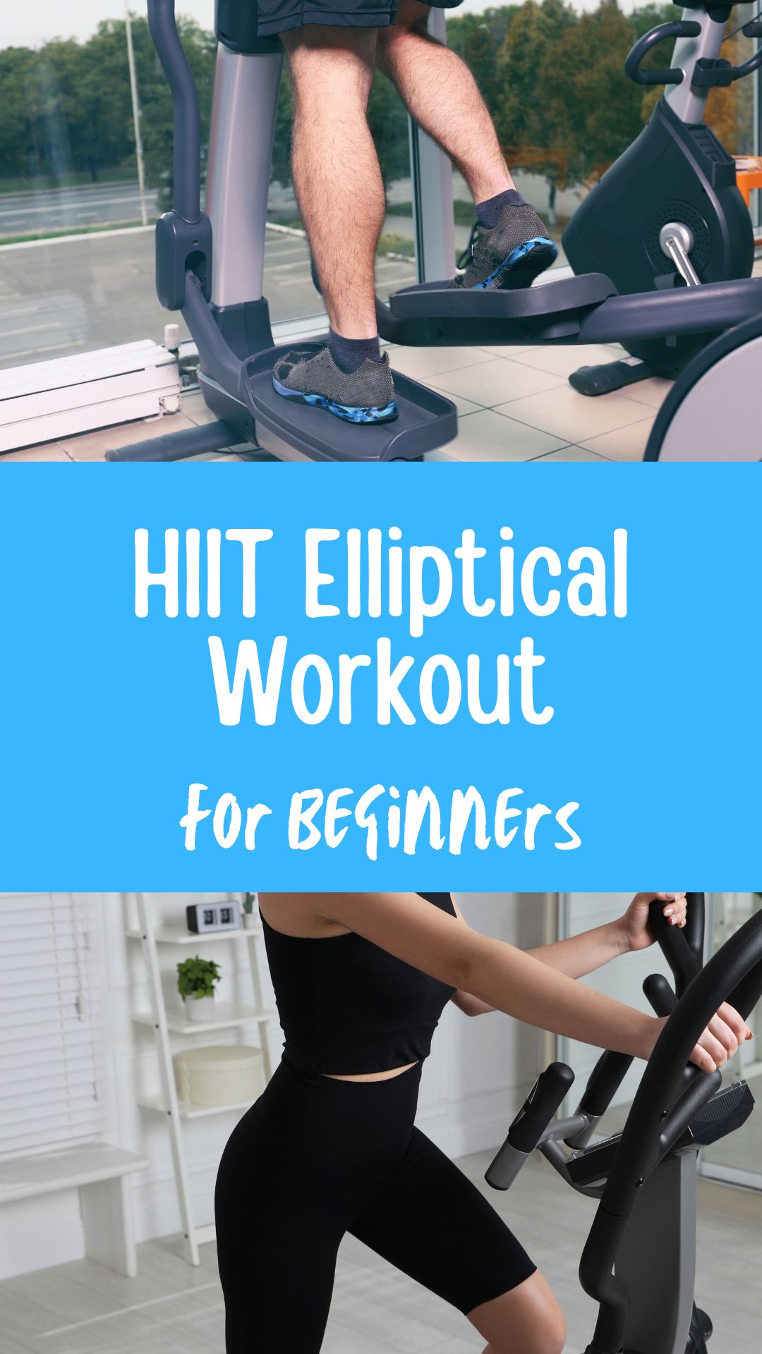 HIIT Elliptical Workout for Beginners-Actionable Wellness