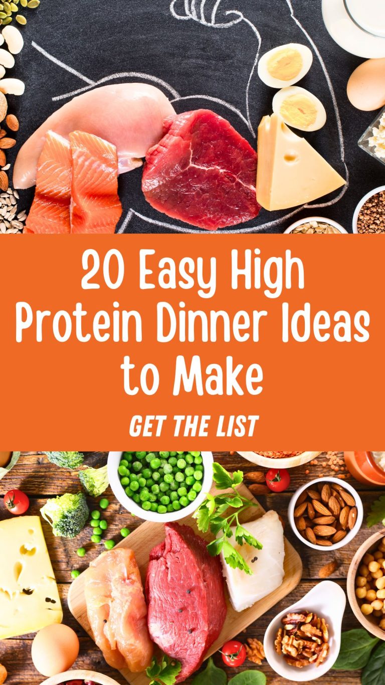 20 Easy High Protein Dinner Ideas to Make
