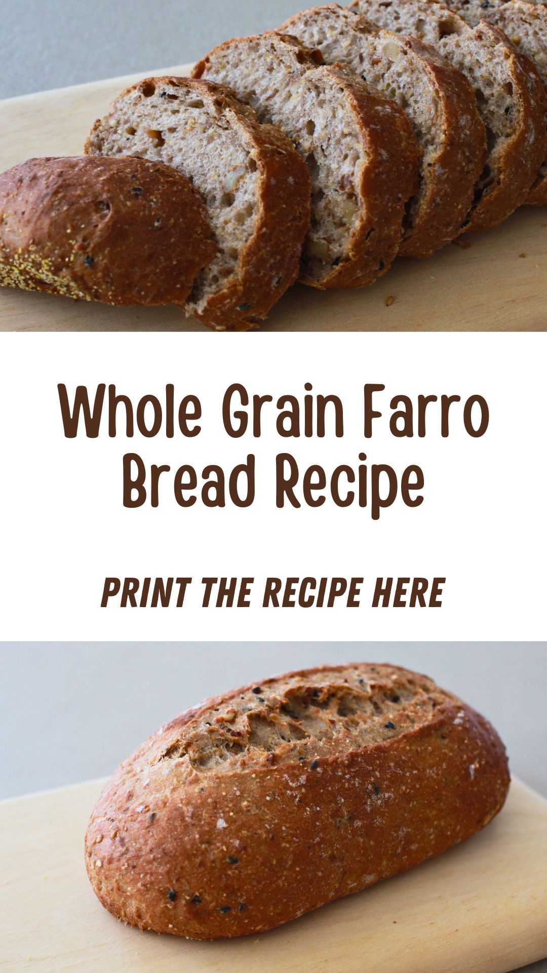Whole Grain Farro Bread Recipe